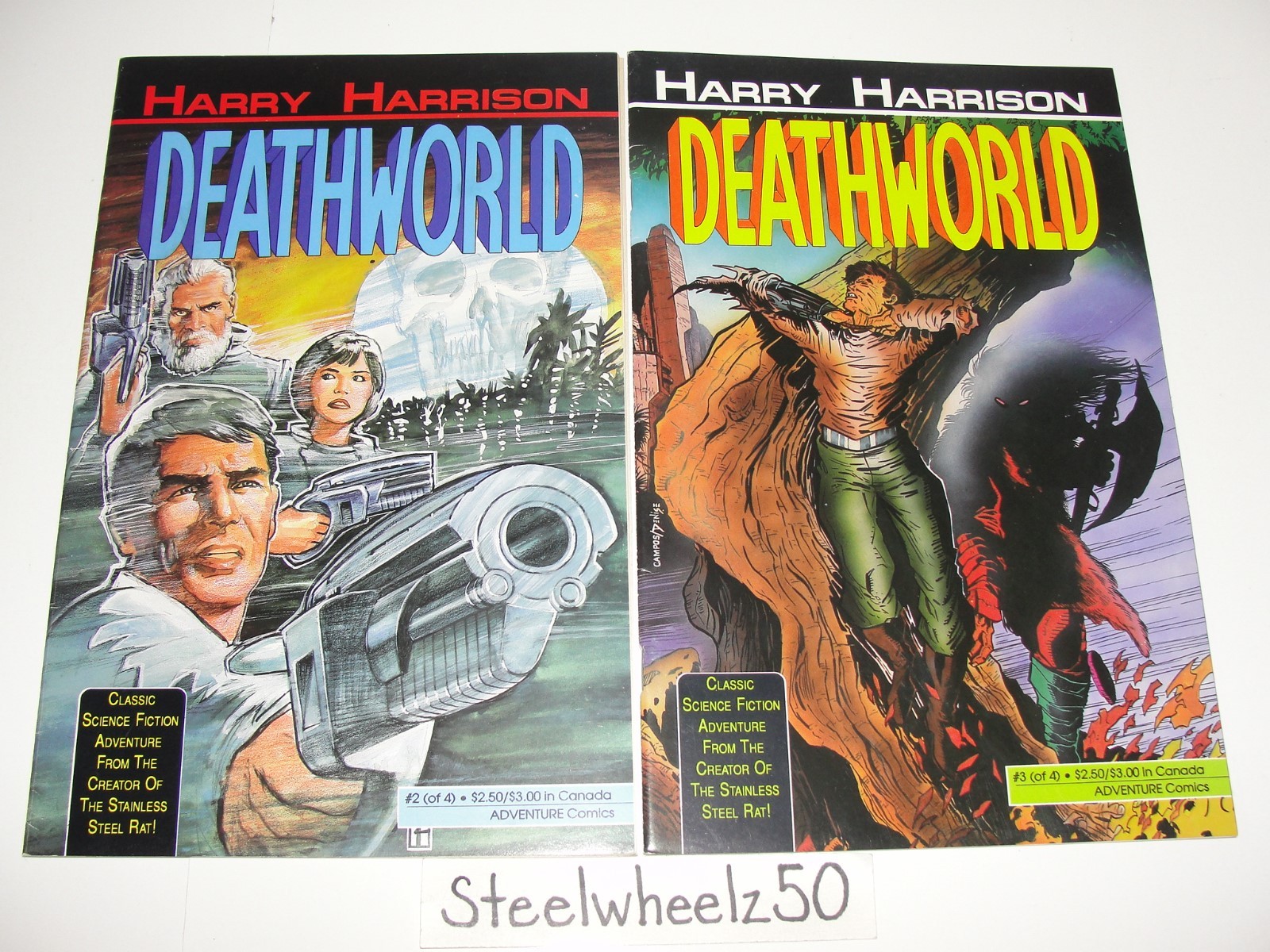 Deathworld #2 & 3 Comic Lot Adventure Comics 1990 Harry Harrison ...