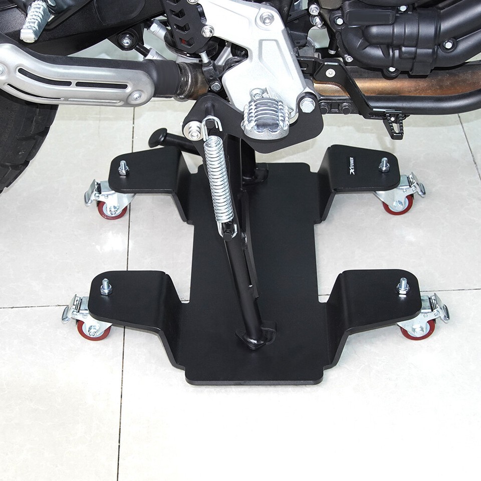 800lbs Motorcycle Center Stand Dolly Park & Move Center Stand Scooter ...