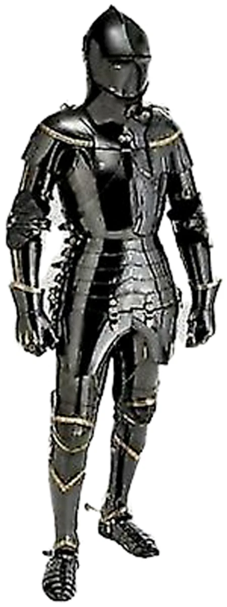 Medieval Black Knight Armor Real