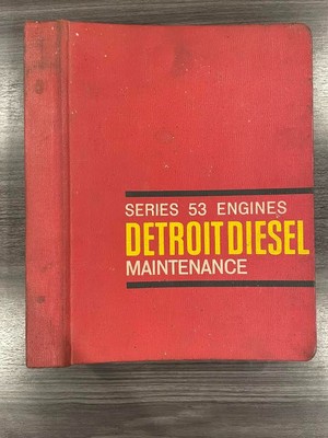 1973 Detroit Diesel Series 53 Engines Maintenance Book | eBay