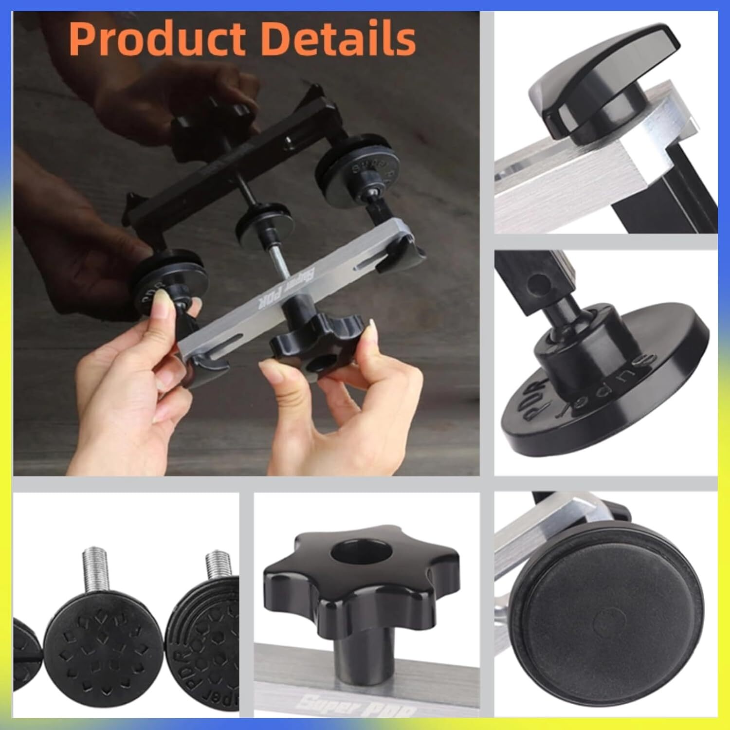 Used PDR Dent Repair Kit Car Push Pull Rods Paintless Tools Set with ...