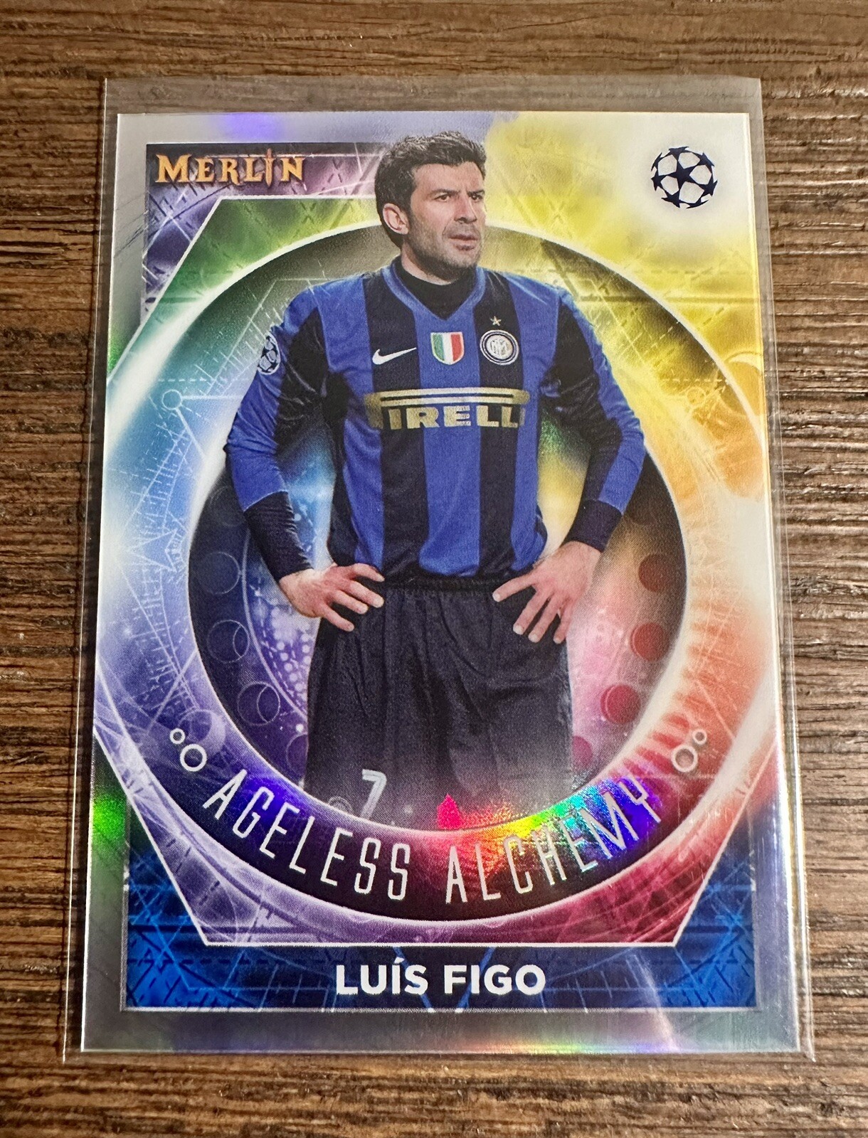 2023 Topps Merlin #AA-1 Luís Figo Ageless Alchemy FC Internazionale ...