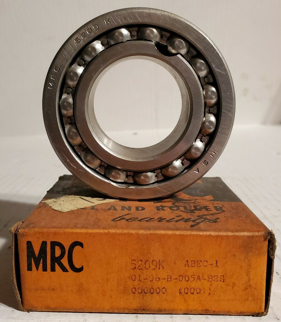 MRC BEARING 5209 K, 45 X 85 X 30.16 MM | eBay