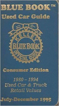 KELLEY BLUE BOOK USED CAR GUIDE: 1980-1994 *Excellent Condition ...