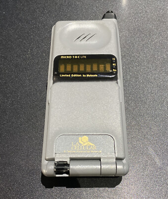 Vintage Motorola Mobile Brick Flip Phone Rare 80’s Tech UNTESTED Micro ...
