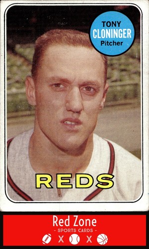 1969 Topps - #492 Tony Cloninger VG | eBay