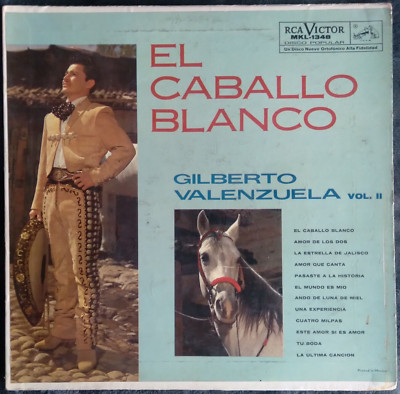 GILBERTO VALENZUELA ~ VOL. II / EL CABALLO BLANCO ~ LP 1962 VG+ | eBay