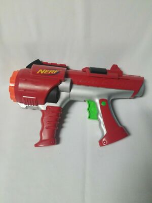 NERF Dart Tag Hyperfire Barrel Gun Blaster Red Rotating Shot Hasbro ...