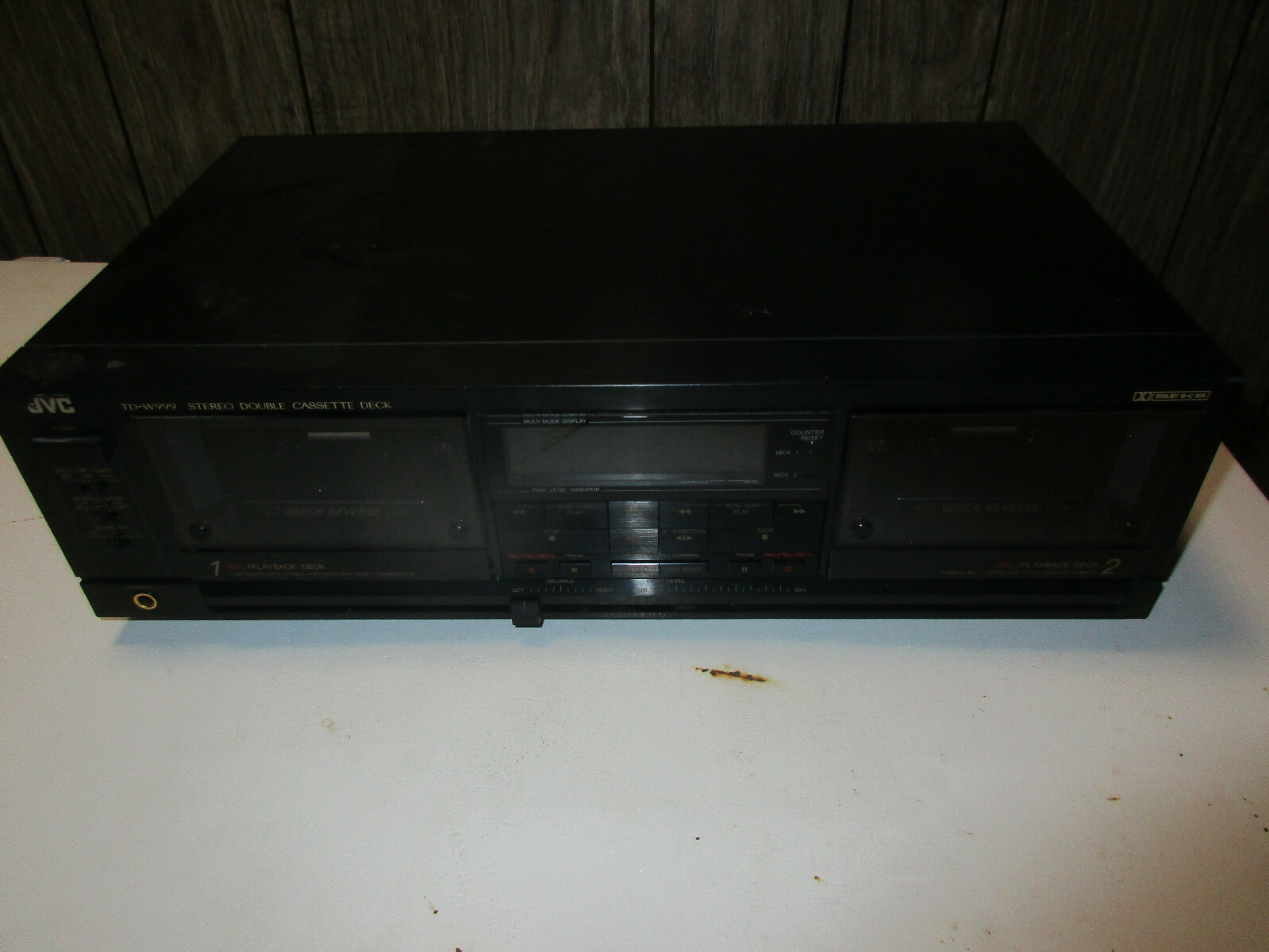 JVC Dual Cassette Deck TD-W999 | eBay