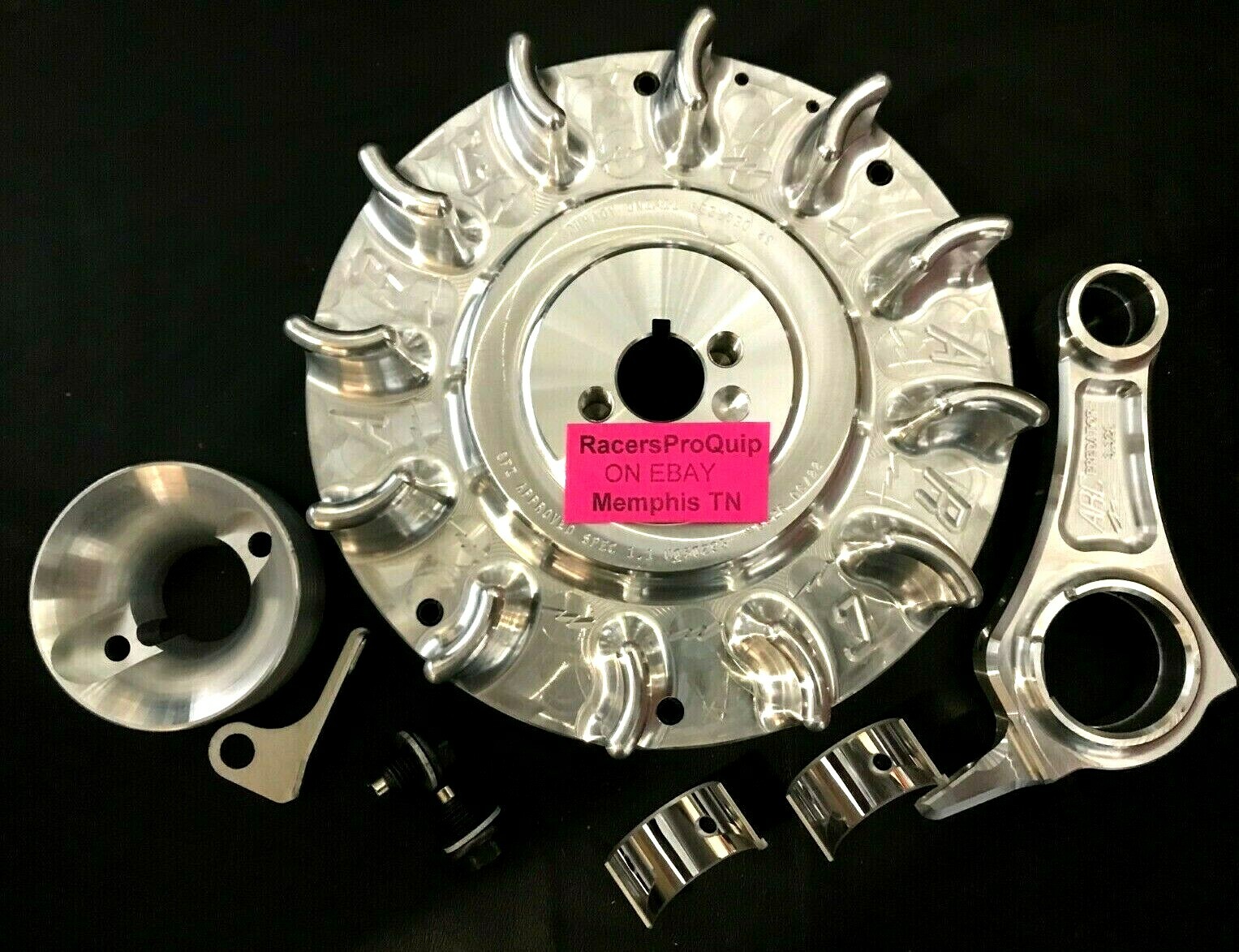 Billet KIT Predator Hemi 212cc speedway Flywheel Rod Filter & Adapter+ ...