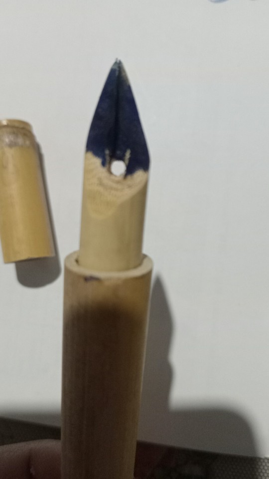 Dip Pen Reed Bamboo Pen Broad Nib Calligraphy Pen for Art & Calligraphy ...