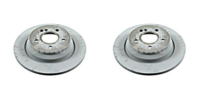 SWAG Brake Disc Rear Axle x2 pcs Fits MERCEDES W230 W221 R230 C216 ...