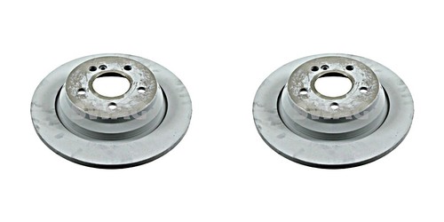 SWAG Brake Disc Rear Axle x2 pcs Fits MERCEDES W230 W221 R230 C216 ...