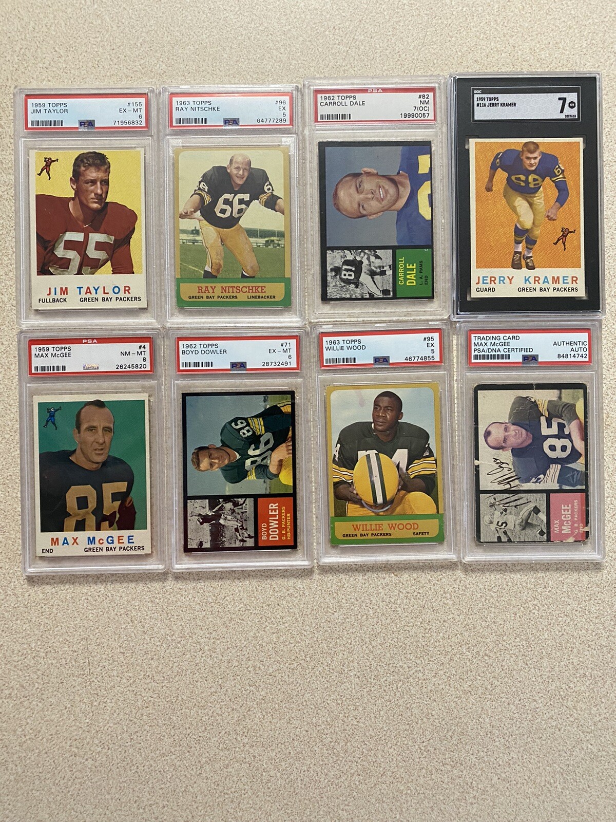 Green Bay Packer Hall Of Fame Graded Cards | eBay