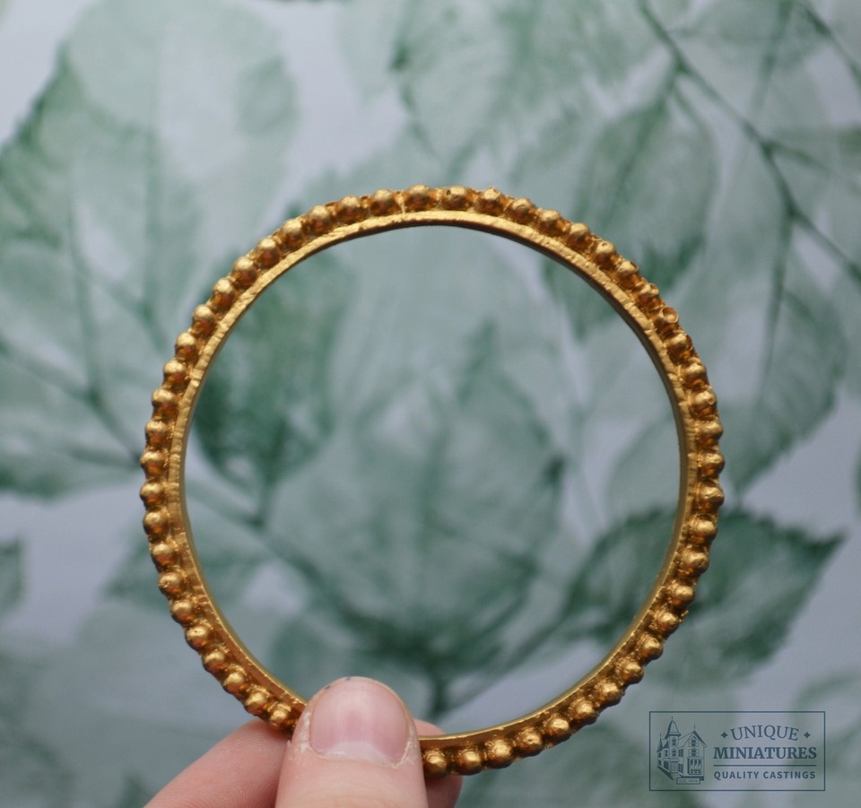 Thin Gilded Round Bubble Frame | Ornamentation for Dollhouses | eBay