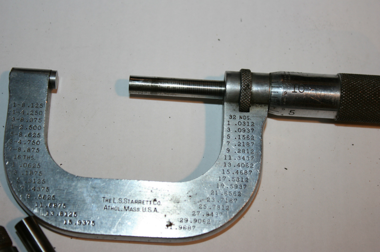 OLDER STARRETT BROWN & SHARPE CRAFTSMAN MICROMETER LOT 8pcs | eBay