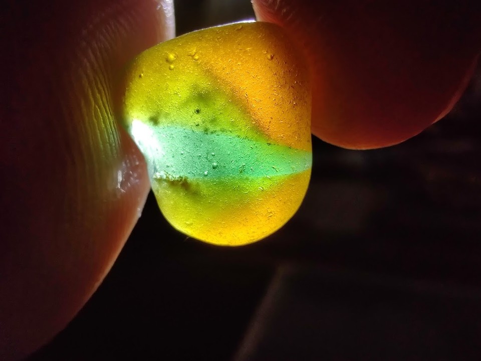 The Best Bonfire Sea Glass Swirl Multi I Ever Found! Real Davenport Sea ...