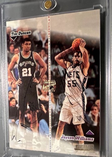 1 3873 Super Rare Autograph 99 Topps Tim Duncan Williams Autograph Card ...
