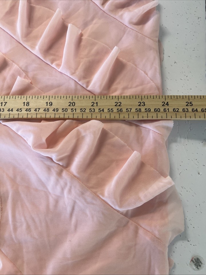 The Vintage Shop Dress Strapless Pink Ruffle Mini Festive Party ...