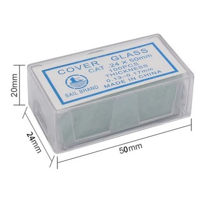 Clear Slides Blank Microscope Slides Cover Glass Optical Microscope ...