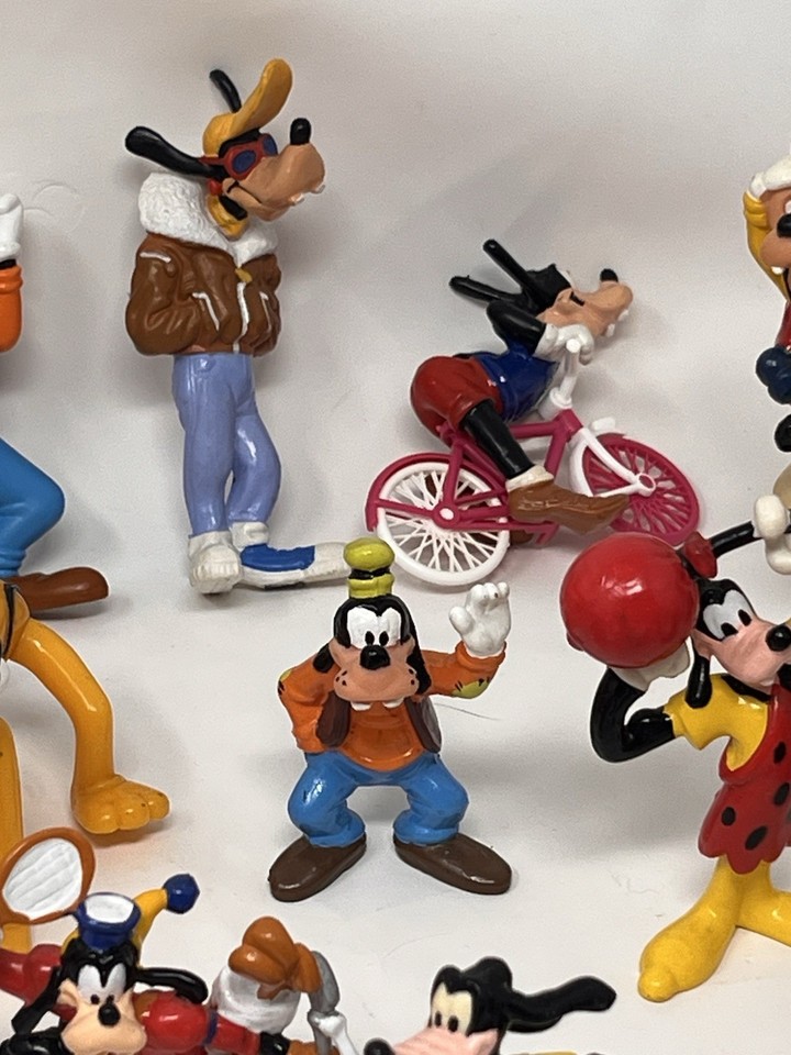Lot Of 48 Vintage Disney Goofy PVC Figures Bully Bullyland Applause ...