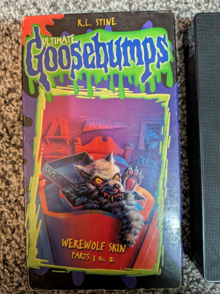 Ultimate Goosebumps Werewolf Skin Parts 1 & 2 VHS Horror R. L Stine Fox ...