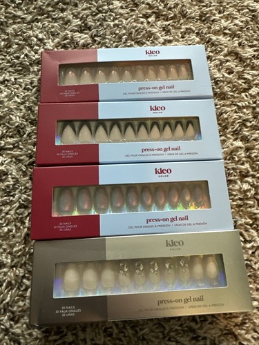 Kleo Kolor Nails ~ Lot of 4 Long Press Ons ~ NIB | eBay