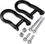 1Pair Black Tow Hooks for Chevrolet GMC Silverado Sierra 1500 2007-2019 ...