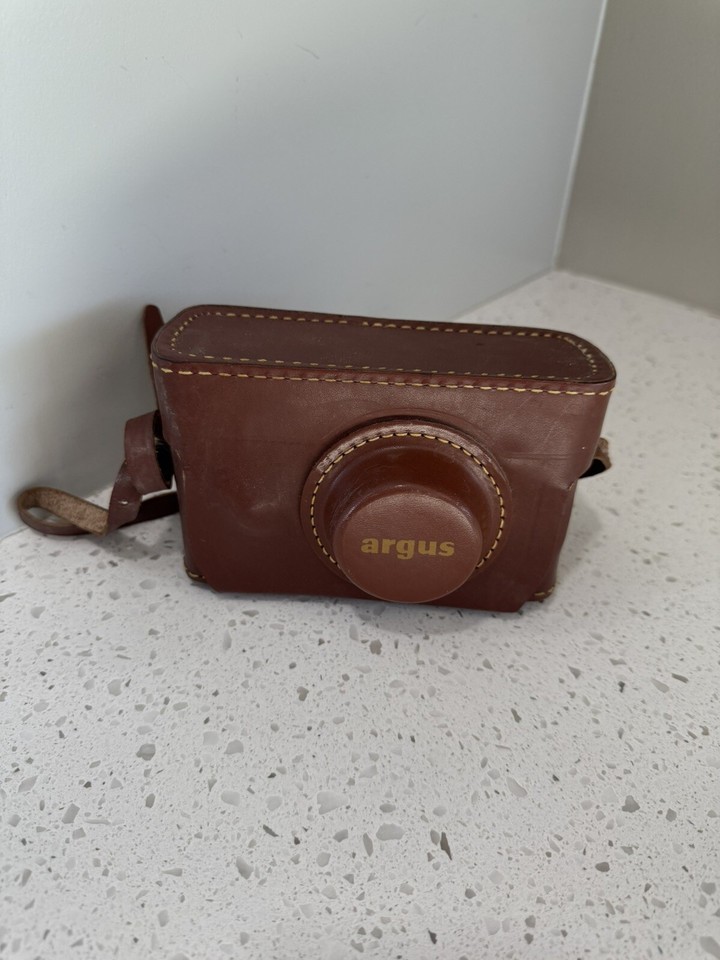 Argus C3 Standard Rangefinder Film Camera-Cintar 50mm+Leather Case ...
