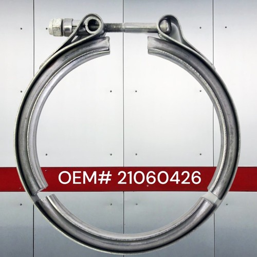 Exhaust Clamp Fits Volvo Trucks V-Band Replaces OEM # 21060426 4.75" ID ...