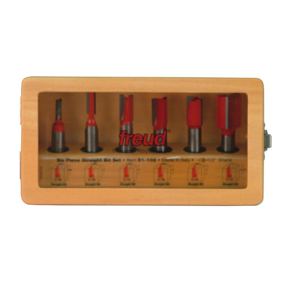 Freud 6 Piece Straight Bit Set | eBay