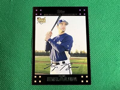 2007 Topps Update #150 Ryan Braun RC Rookie Milwaukee Brewers | eBay