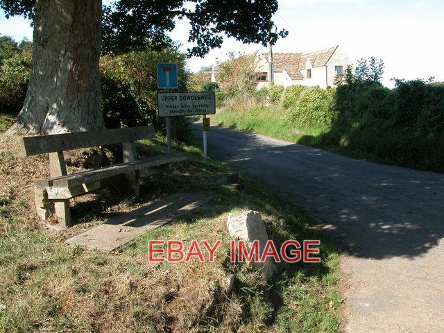 PHOTO UPPER DOWDESWELL SEAT UNDER A TREE AT THE ROAD JUNCTION FOR UPPER ...