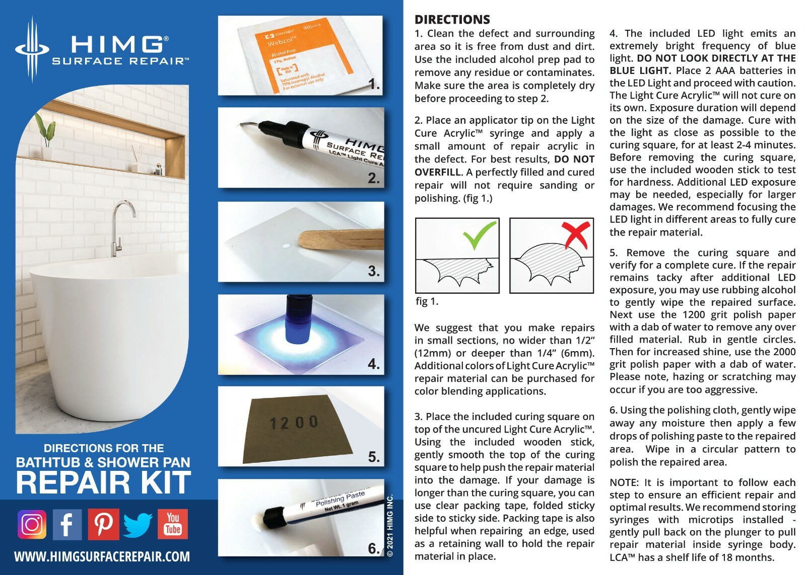 TOTO Bathtub Repair Kit Sink Repair Kit Porcelain Repair Kit Chip ...