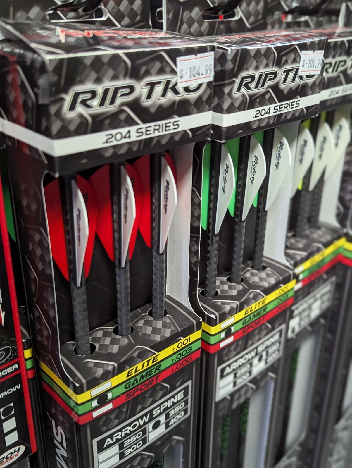 VICTORY ARROWS RIP TK0 (GAMER .003) 300 SPINE FLETCHED 6 PACK | eBay