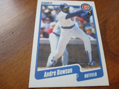 ANDRE DAWSON (chicago cubs - OF) 1990 fleer CARD #29 MINT condition | eBay