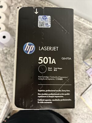 HP Q6470A 501A Laser Toner Cartridge - Black New 829160703084| eBay