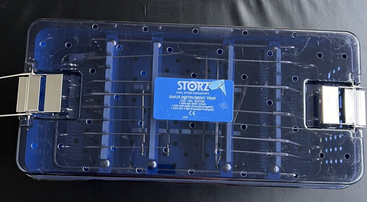 Karl Storz Frontal Sinus Instrument set with 39312A Sterilization ...