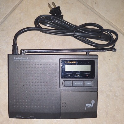 Radio Shack Weather Radio 7-Channel Digital NOAA Alert System 12-250 | eBay