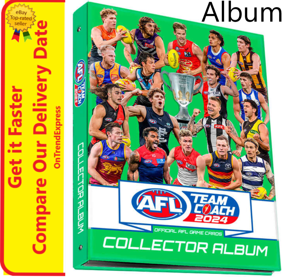 2024 AFL TEAMCOACH FOOTY CARD TRADING BLANK | Grelly UK