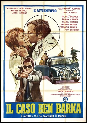 THE BEN BARKA CASE - THE BOMBING MANIFESTO FILM TRINTIGNANT 1972 MOVIE ...
