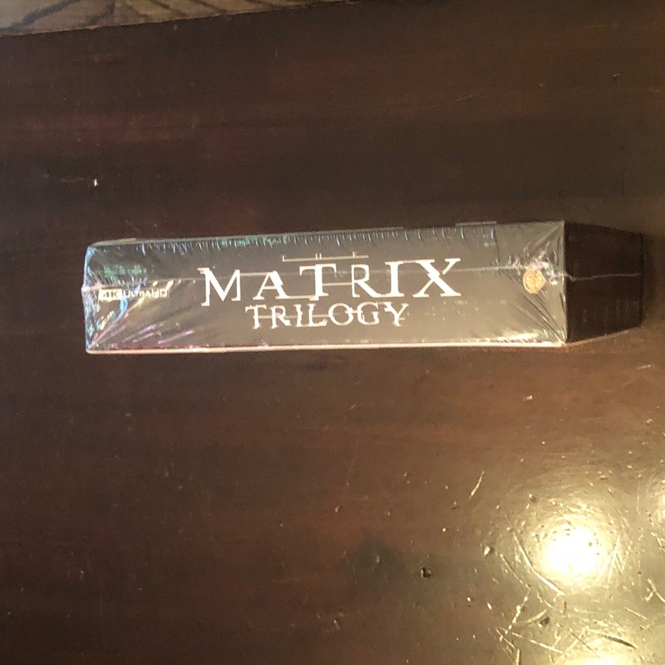 The Matrix Trilogy 4K Box Set Collection BRAND NEW Sealed (Reloaded ...