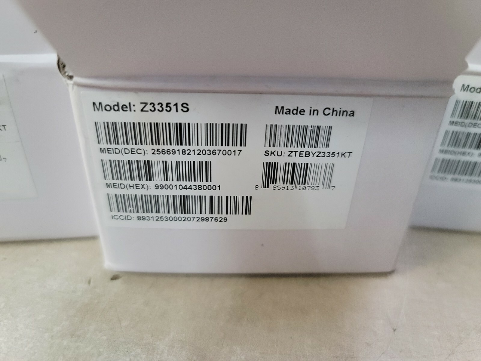 LOT OF 4 NOB ZTE Quest 5 Z3351S Phone (Black) UNKNOWN CARRIER AS IS ...