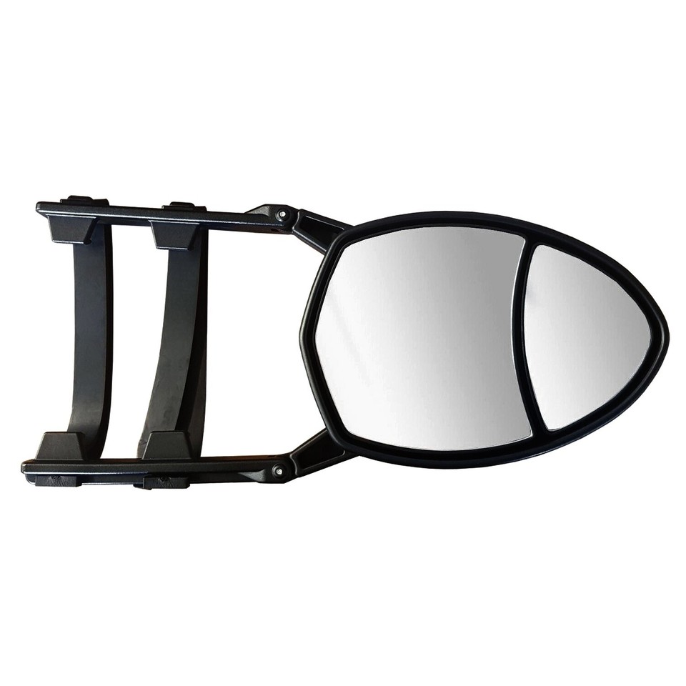 2x Caravan Towing Mirrors Car Van Blind Spot Flat Glass Dual Lens Pair ...