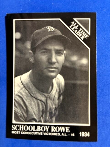 MLB - Schoolboy Rowe 1991 Sporting News Conlan Collection - Tigers | eBay