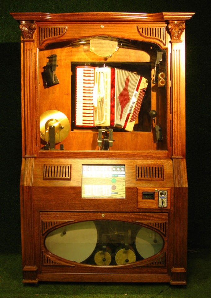 Accordion nickelodeon Karaoke coin jukebox | eBay