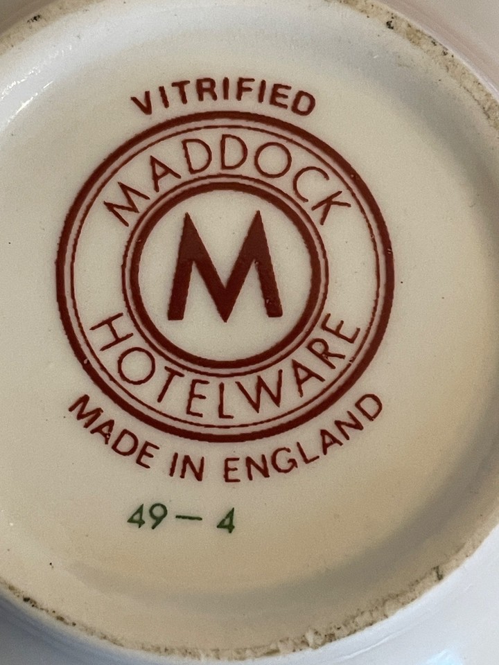 MADDOCK HOTELWARE Sugar Bowl - Brown with Greek Key Pattern | eBay