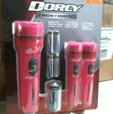 Dorcy 41-3483 Frostbrite LED Flashlight Combo With Batteries Pink FREE ...