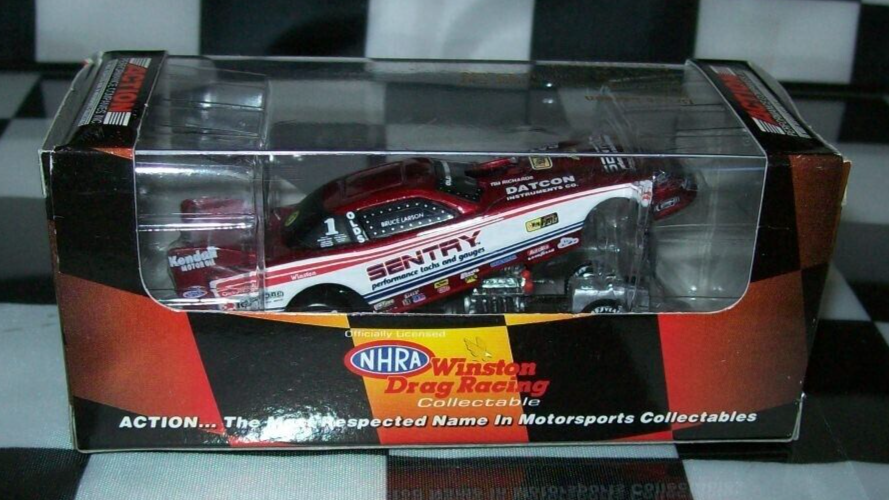BRUCE LARSON SENTRY 1989 OLDS FUNNY CAR NHRA RCCA 1/64 ACTION DIECAST ...