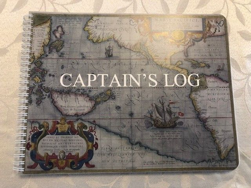 # IN UK, BOOK FACTORY, BOAT CAPTAINS LOG BOOK SHIPS LOG DAILY NAUTICAL ...